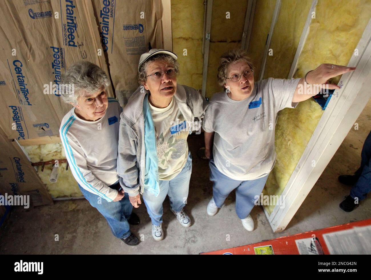 In this Nov. 19, 2010 photo, from left to right, Sister Gracie ...