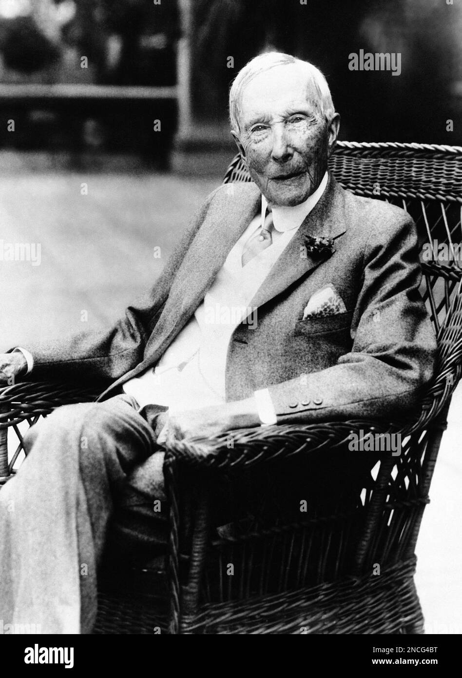 A portrait of Mr. John Davison Rockefeller circa 1930. (AP Photo Stock ...