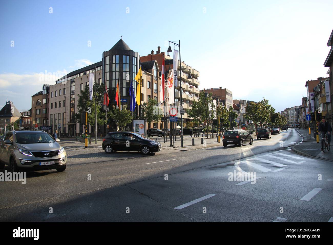 A normal day in Hasselt Stock Photo - Alamy