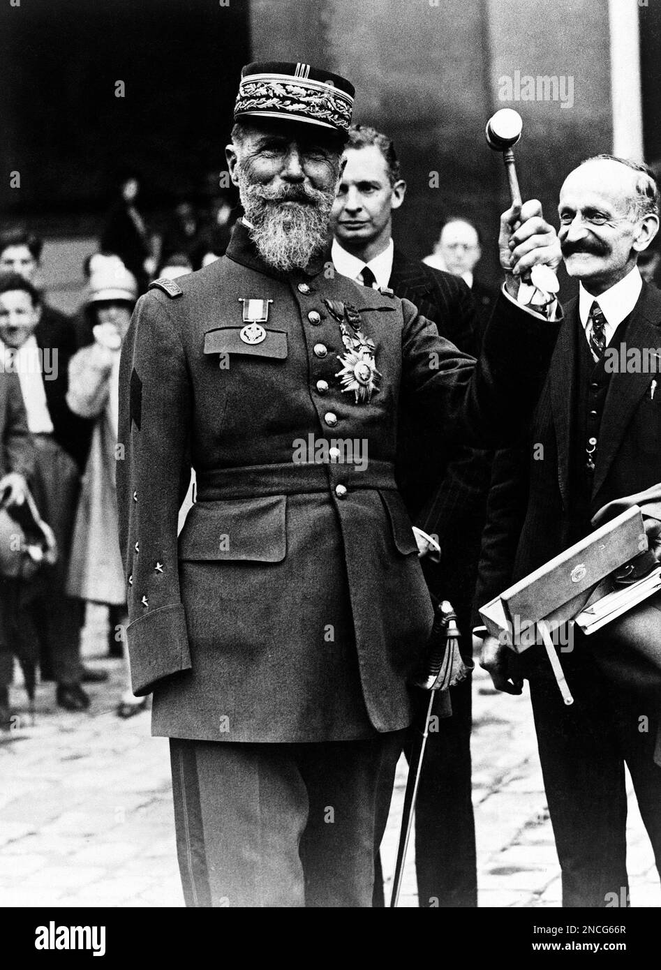 General Henri Gouraud around Sept. 10, 1930. (AP Photo Stock Photo - Alamy