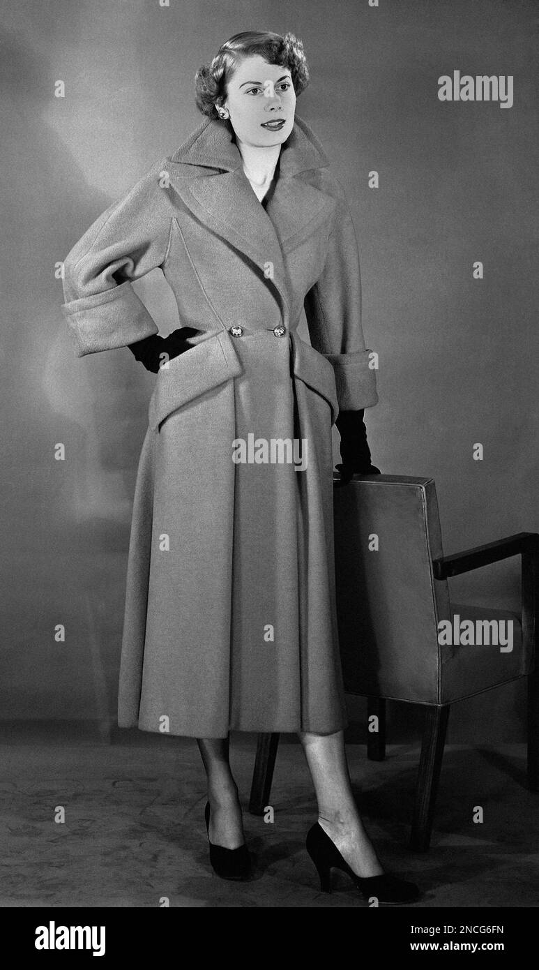 Fashion designer Monte-Sano, famous for coats and suits, shows this ...