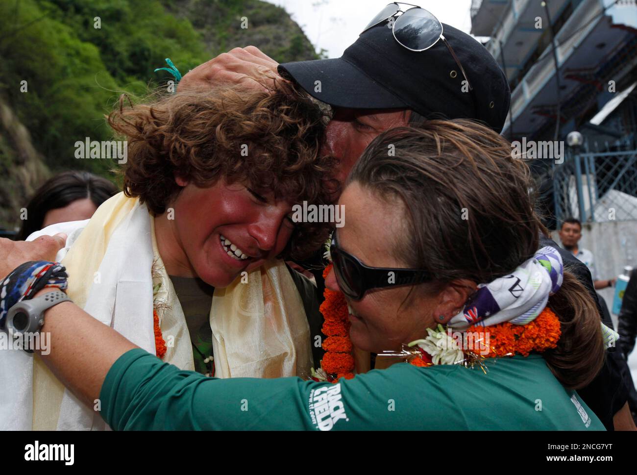 FILE -In this May 26, 2010 file photo, Jordan Romero, left, the 13-year ...