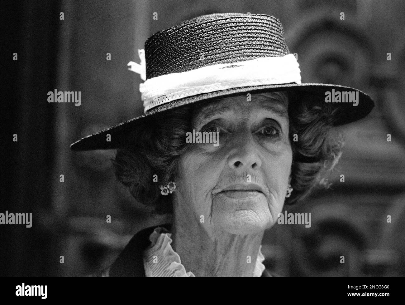 Portrait of Ann-Mari von Bismarck, Princess of Bismarck taken on July ...