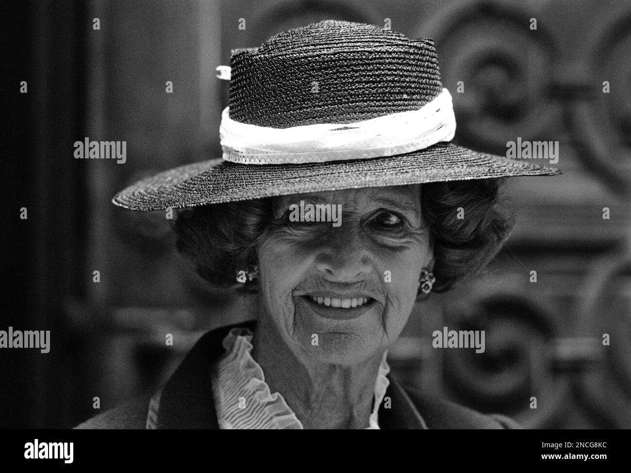 Portrait of Ann-Mari von Bismarck, Princess of Bismarck taken on July ...