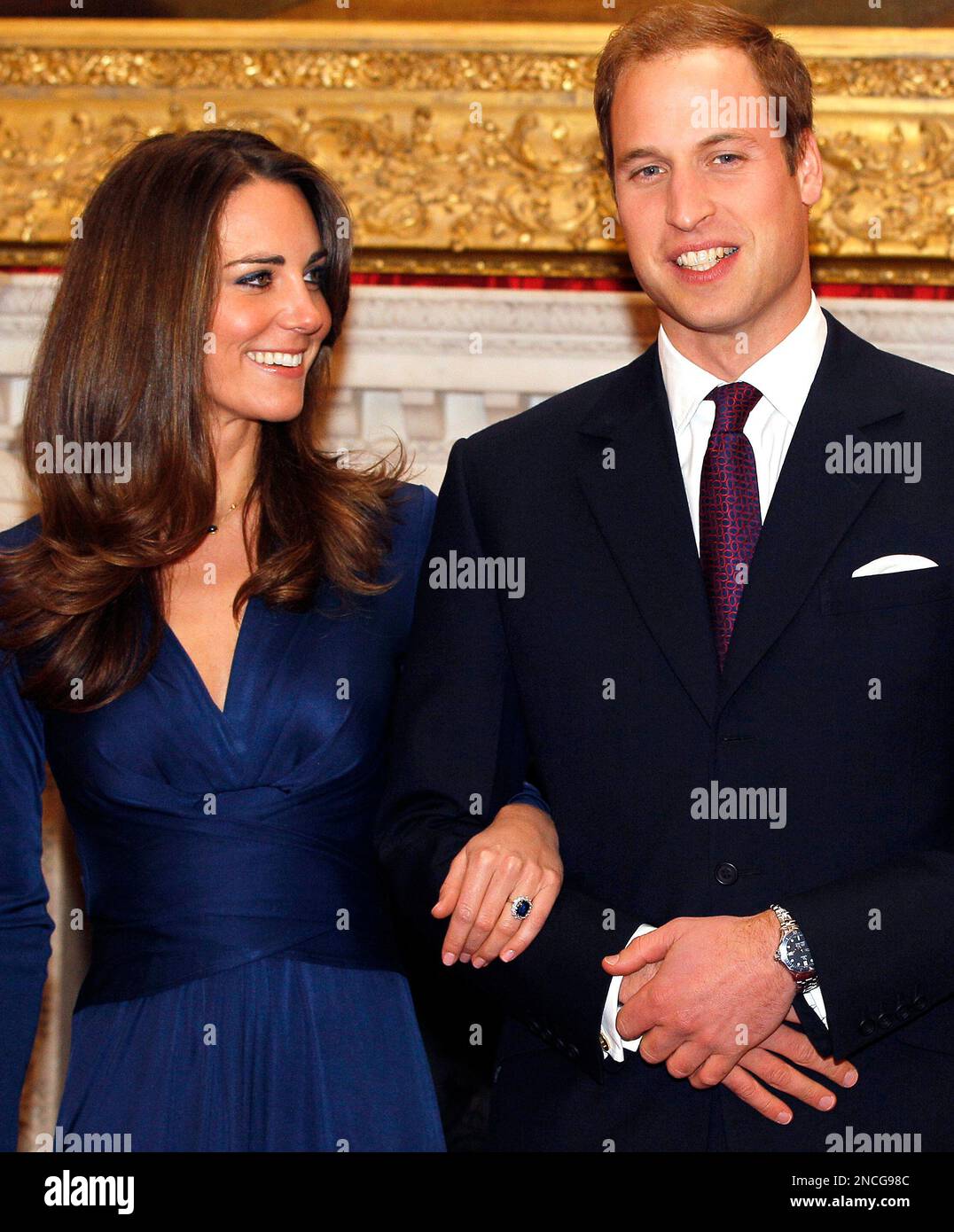 FILE - In this Nov. 16, 2010 file photo, Britain's Prince William and ...