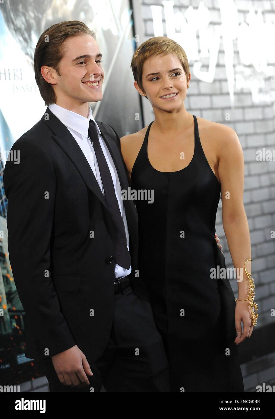 Actress Emma Watson attends the premiere of 'Harry Potter and the ...