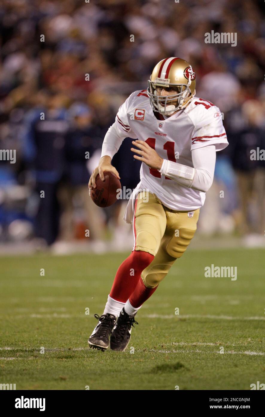 San Francisco 49ers quarterback Alex Smith during an NFL football game ...
