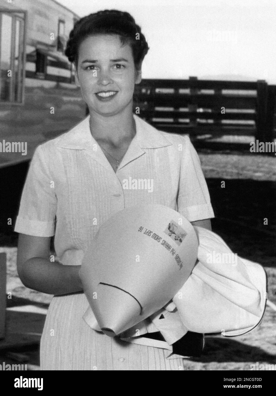 "OH GOLLY!" That was the remark of screen actress Kathy Grant as she ...