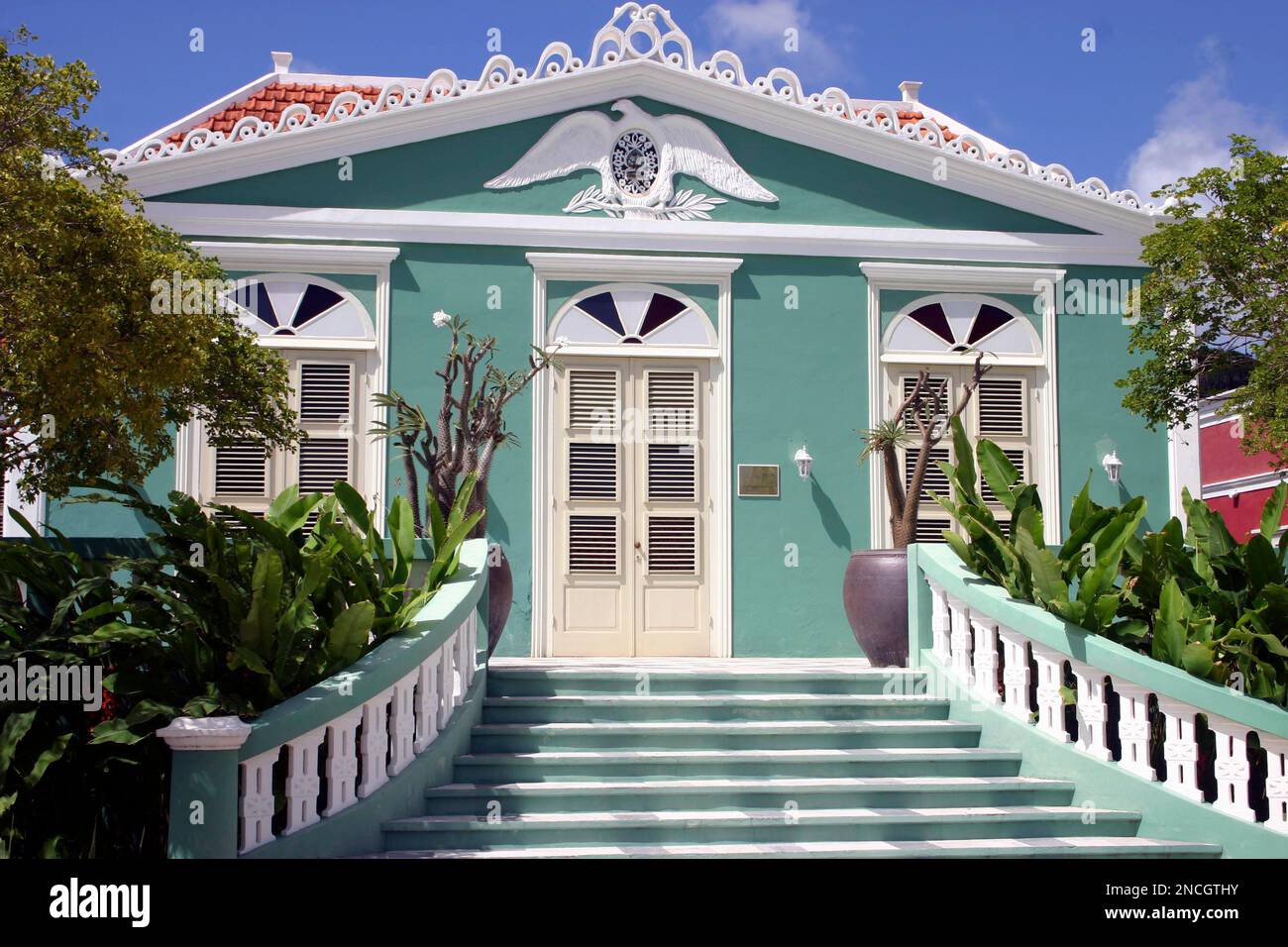 This April 2010 photo shows a building in the Scharloo section of ...