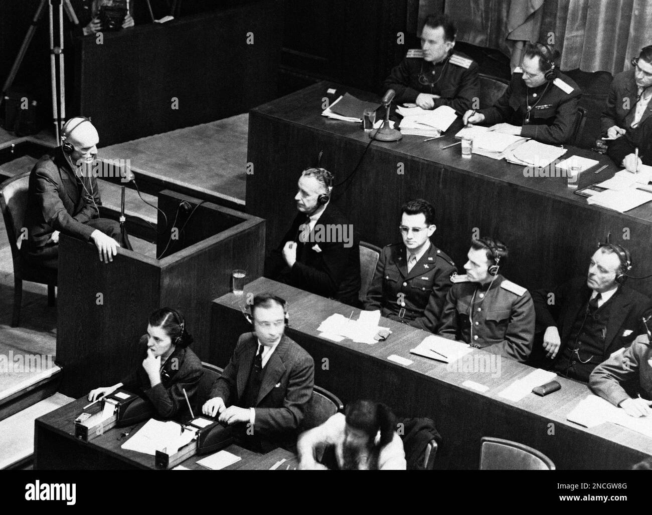 General Erwin Lahousen, deputy to Admiral Canaris, chief of German ...