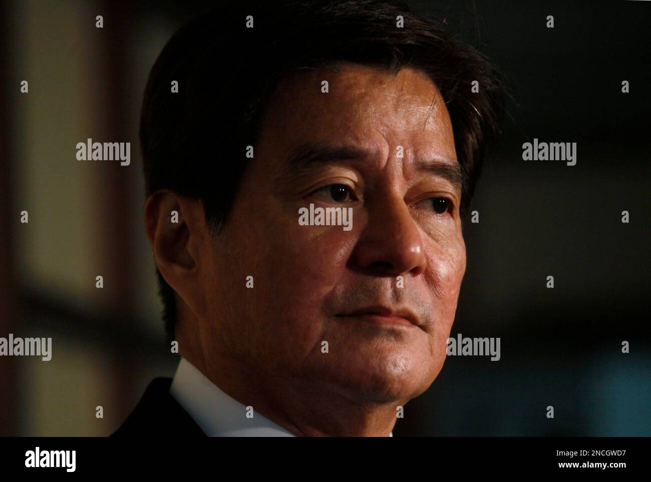 Philippine Tourism Secretary Alberto Lim attends a press conference at ...