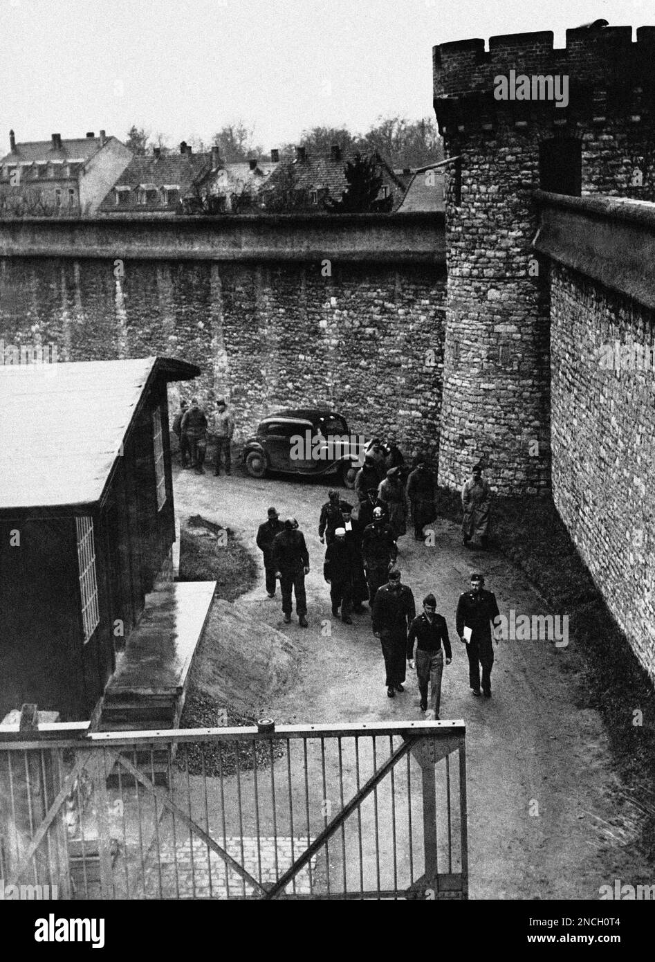 Five German civilians were hanged at Bruchsal Prison, Germany, on Nov ...