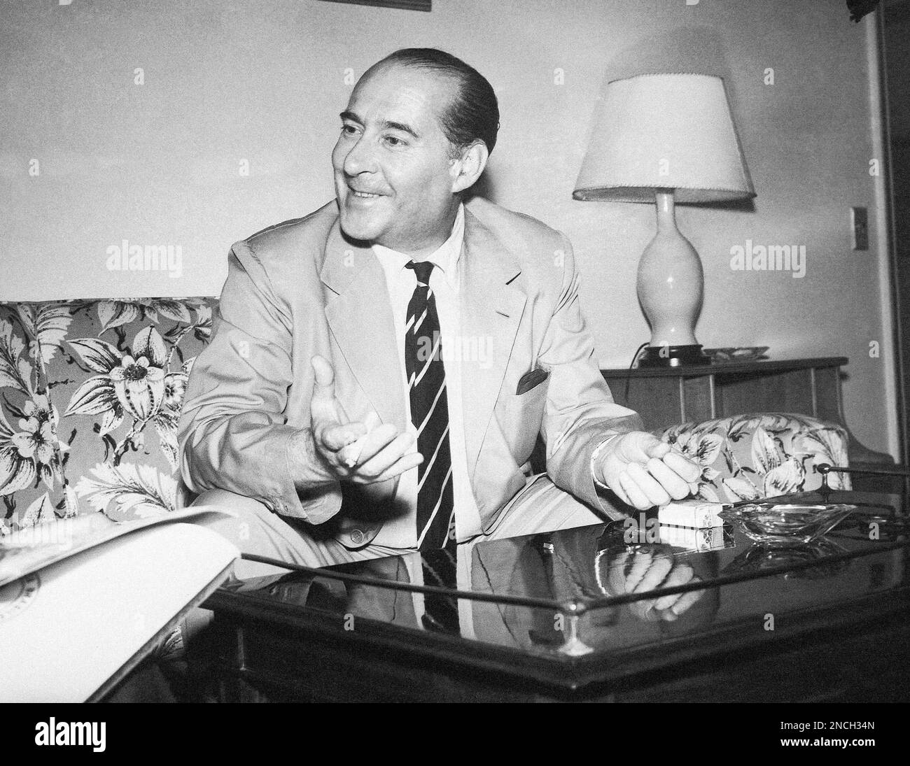 Roberto Rossellini, Italian movie director, arrives at Rio de Janeiro’s ...