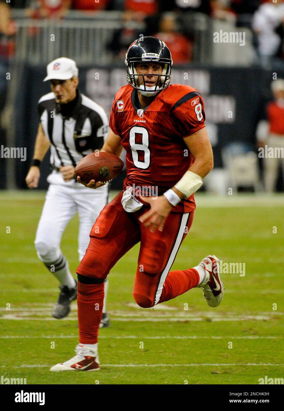 Houston Texans' quarterback Matt Schaub during the fourth quarter of an ...