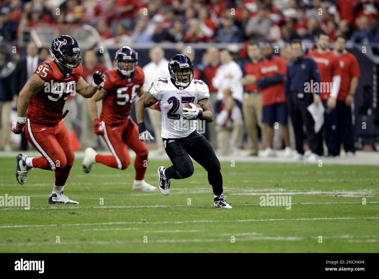 Baltimore Ravens running back Ray Rice during the second quarter of an ...