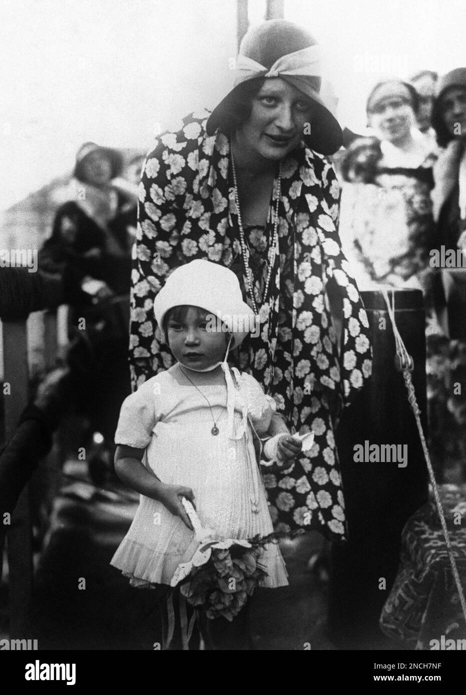 Princess Josephine Charlotte of Belgium with her mother Astrid, Duchess ...