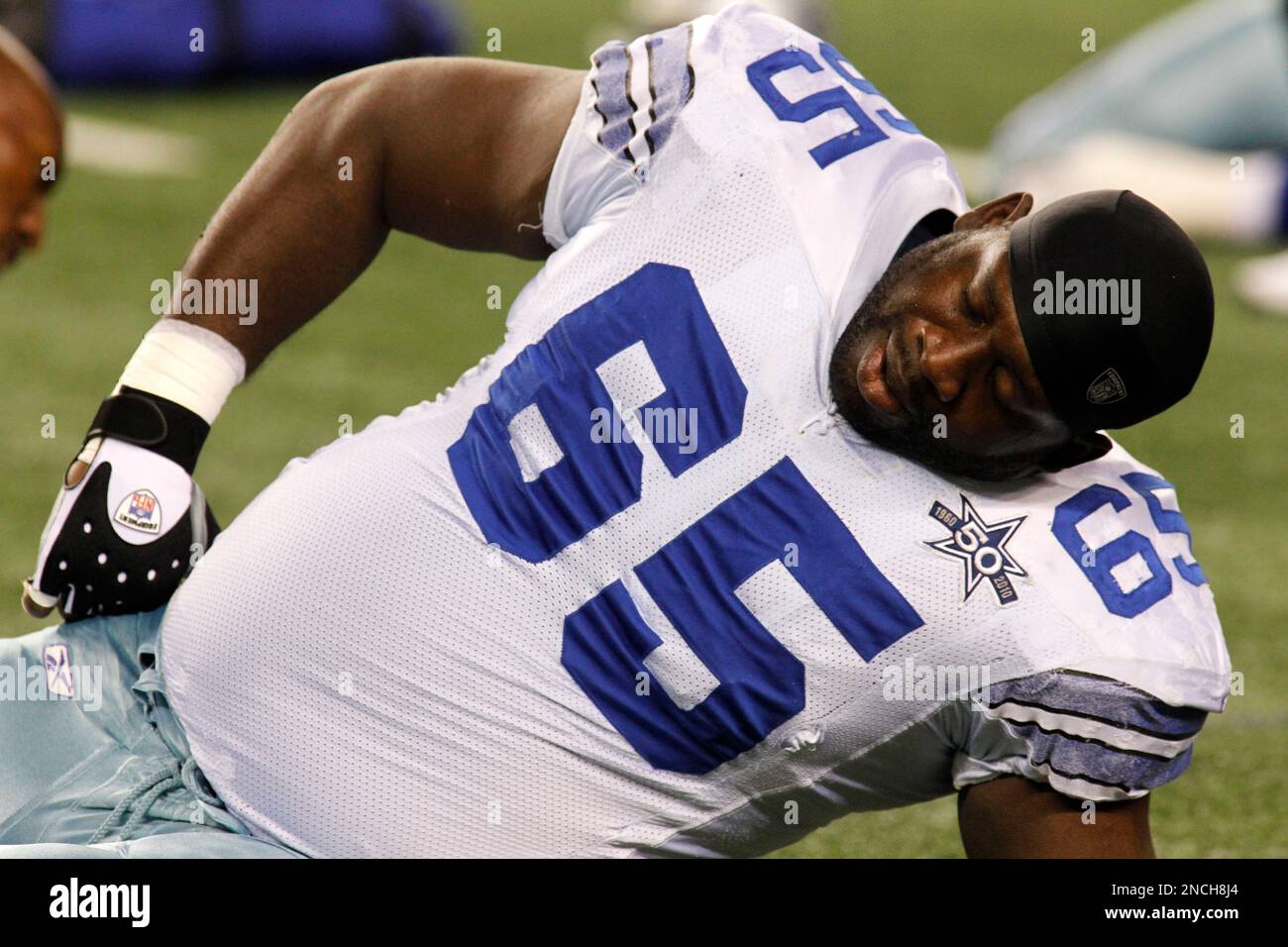 Dallas Cowboys center Andre Gurode (65) before an NFL football game ...