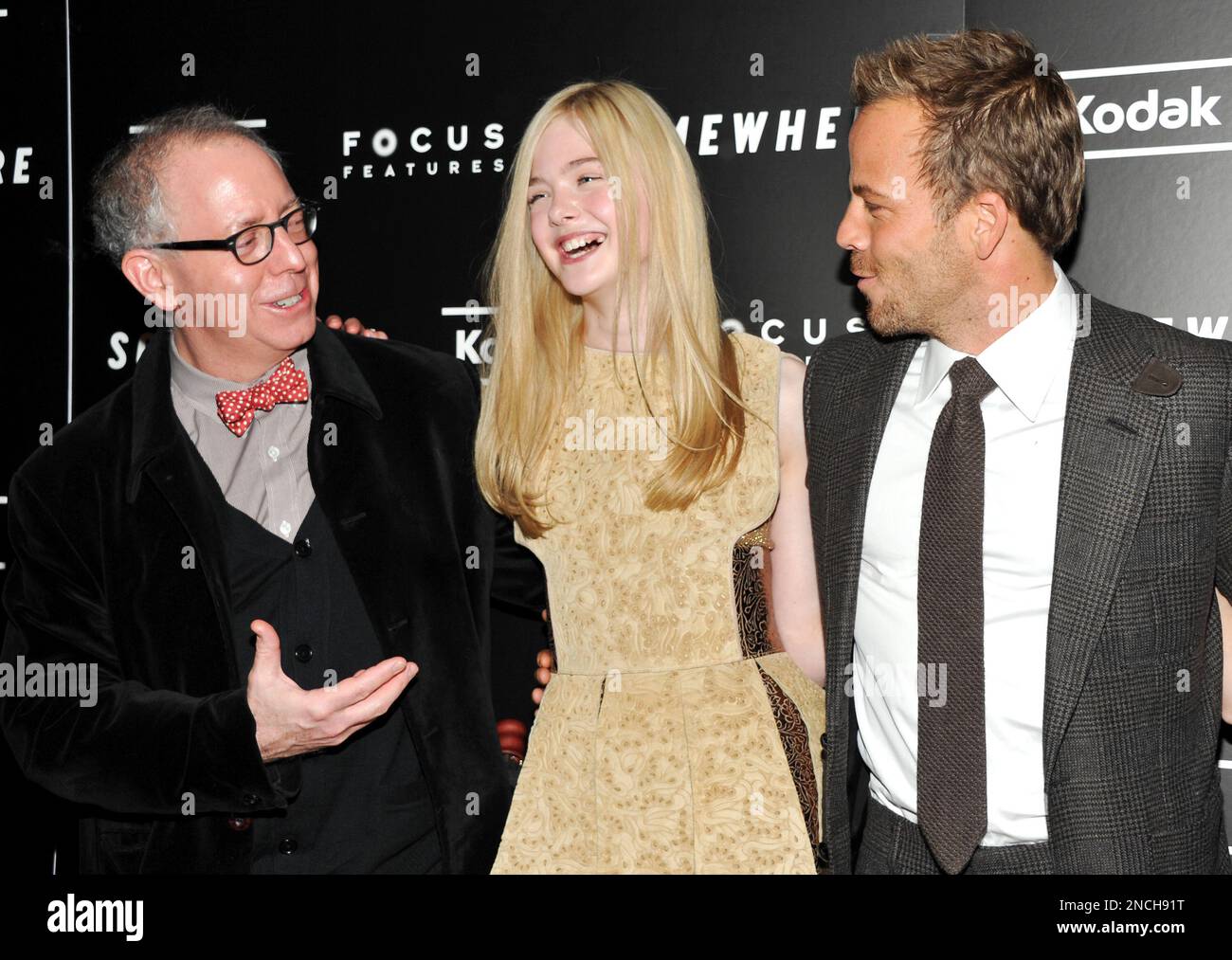 Focus Features' James Schamus, left, actress Elle Fanning and actor ...