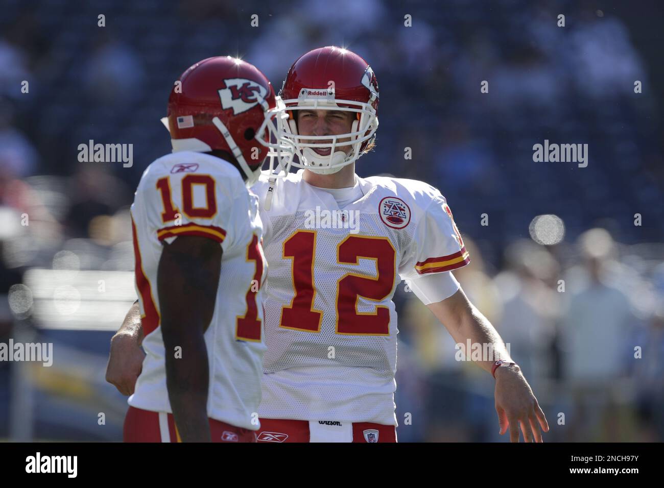 Kansas City Chiefs quarterback Brodie Croyle wide receiver Terrance ...