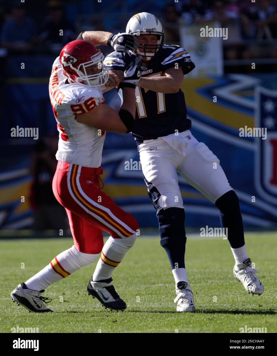San Diego Chargers quarterback Philip Rivers during the first half of ...