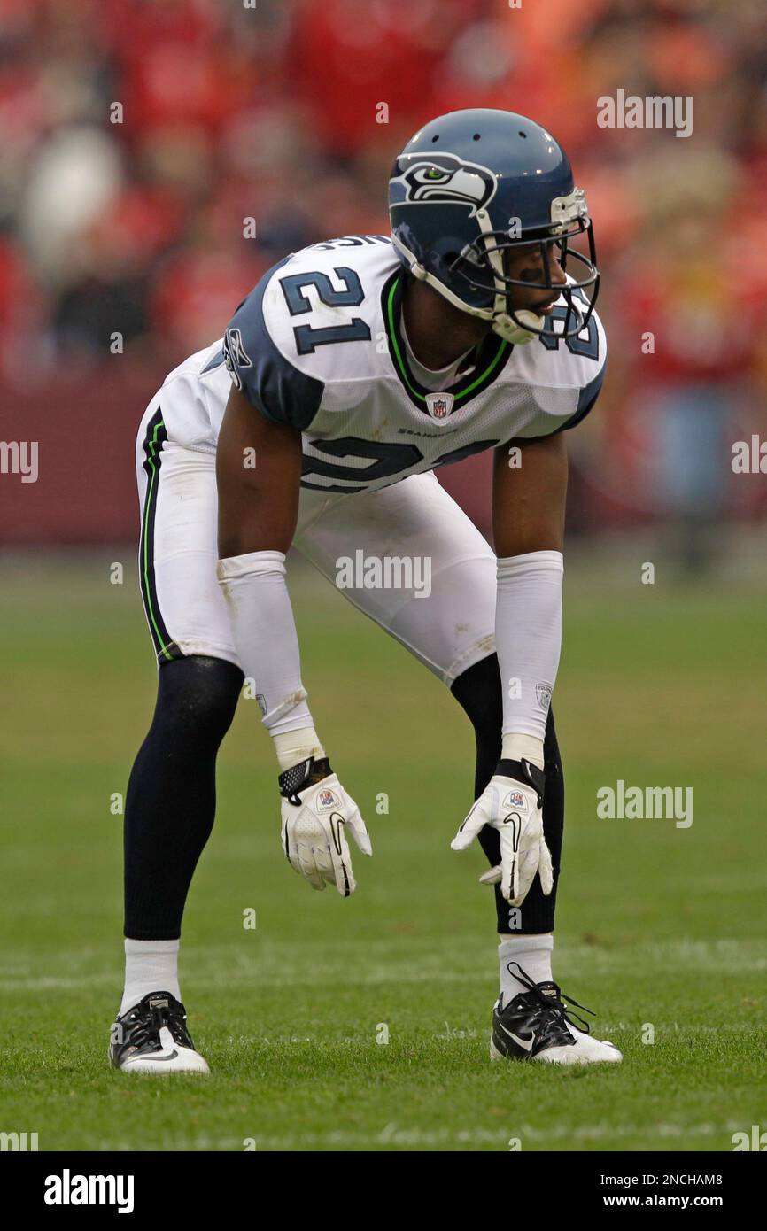 Seattle Seahawks cornerback Kelly Jennings (21) in action during the ...
