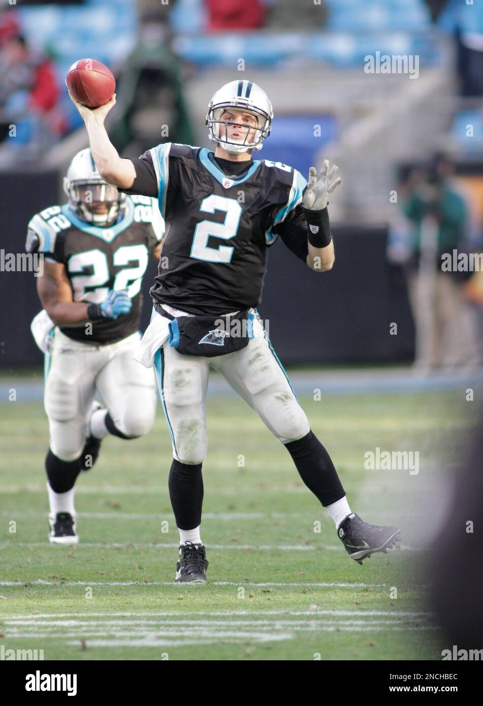 Carolina Panthers quarterback Jimmy Clausen (2) during the second half ...