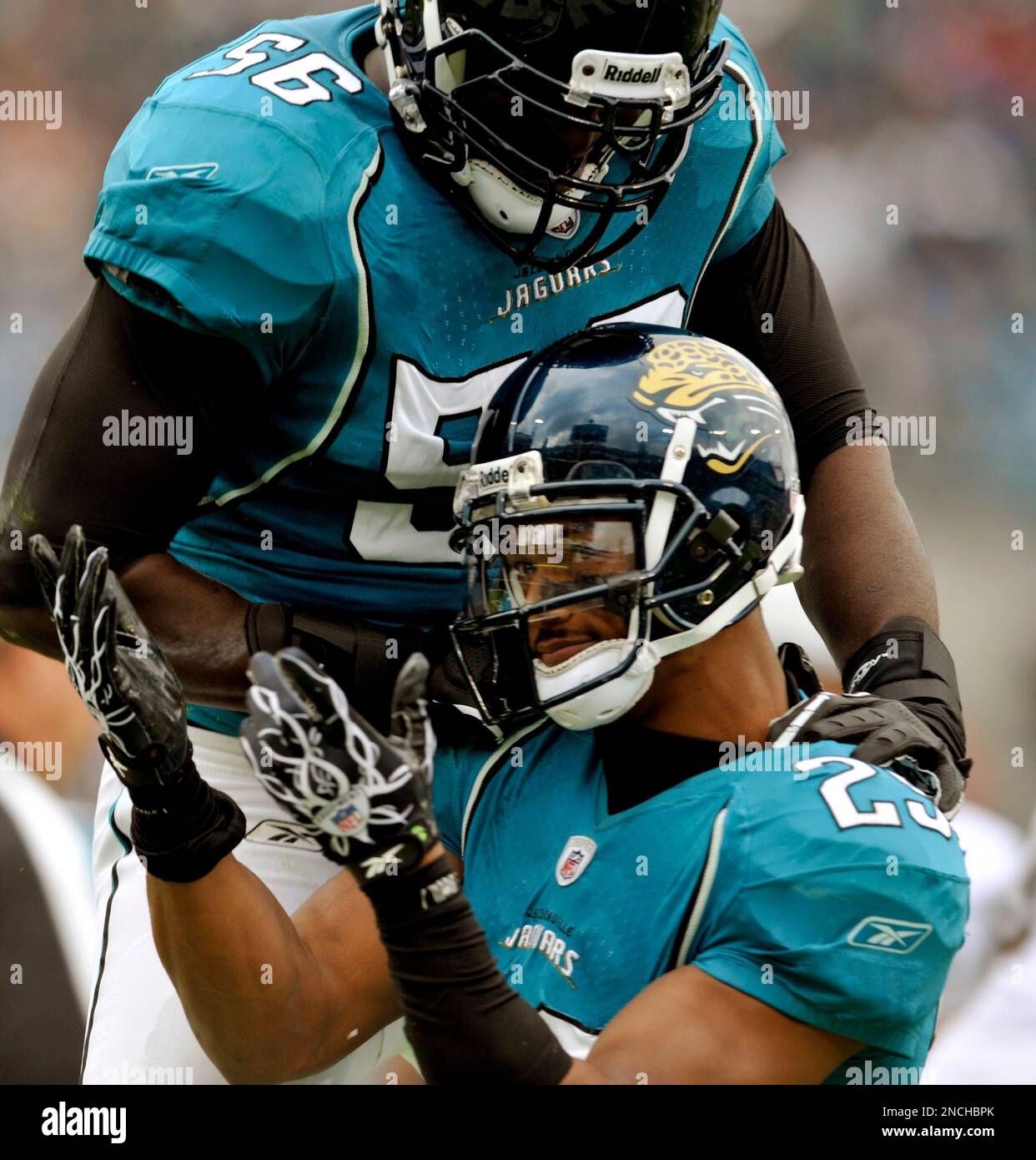 Jacksonville Jaguars cornerback William Middleton (29) and Jacksonville ...