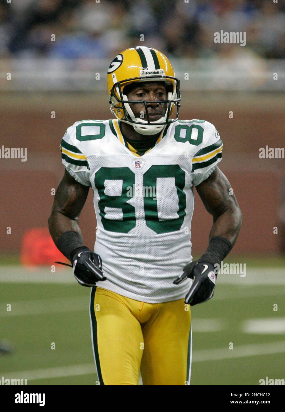 Green Bay Packers' Donald Driver against the Detroit Lions in the first ...