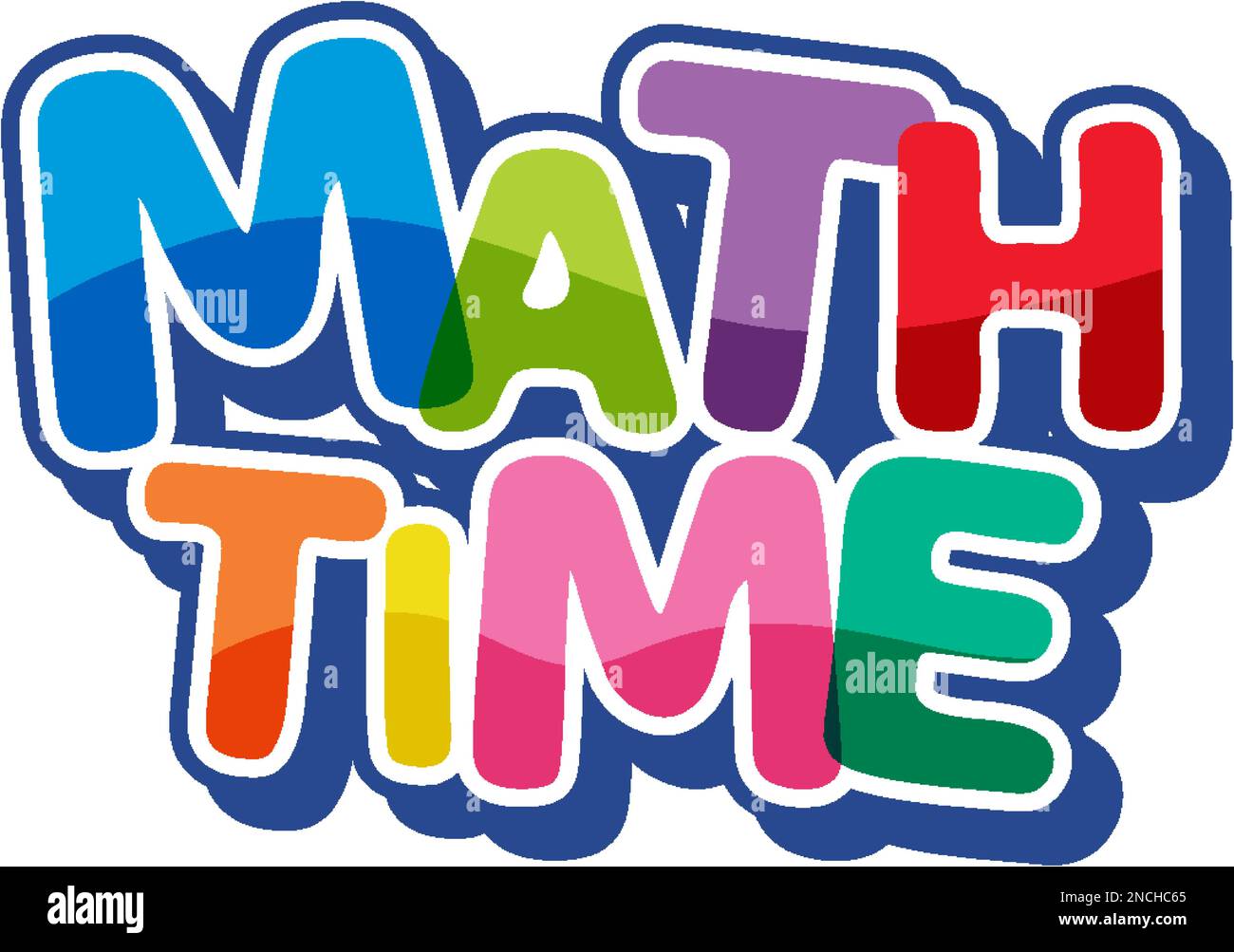 Colourful mathematic banner isolated illustration Stock Vector Image ...