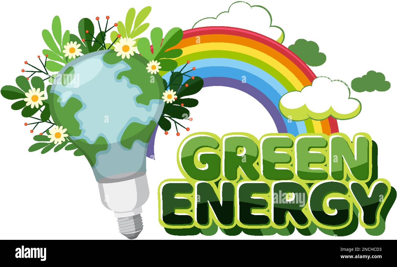Green energy logo banner vector illustration Stock Vector Image & Art ...