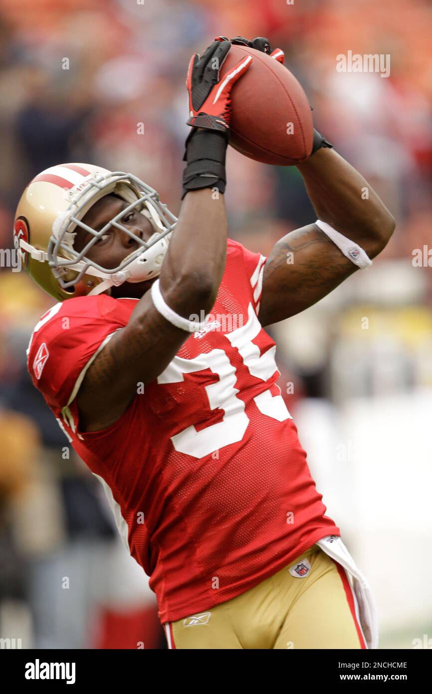 San Francisco 49ers cornerback Phillip Adams (35) before an NFL ...
