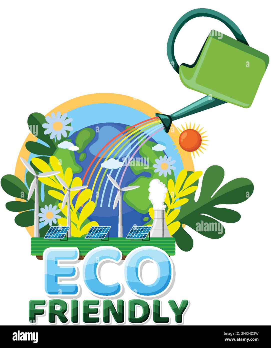 Eco friendly logo banner vector illustration Stock Vector Image & Art ...
