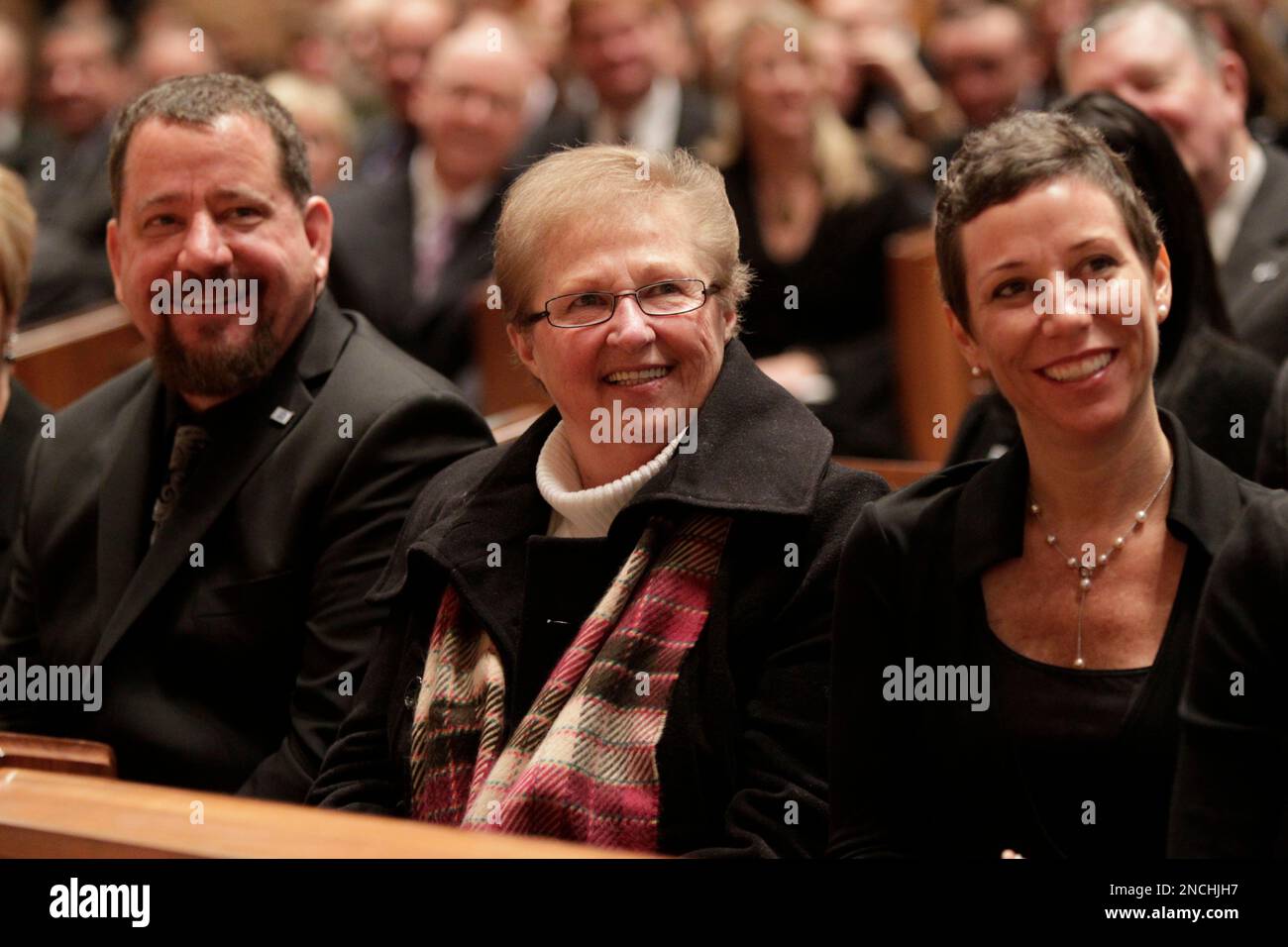 Family members of Chicago Cubs great and longtime radio announcer Ron ...