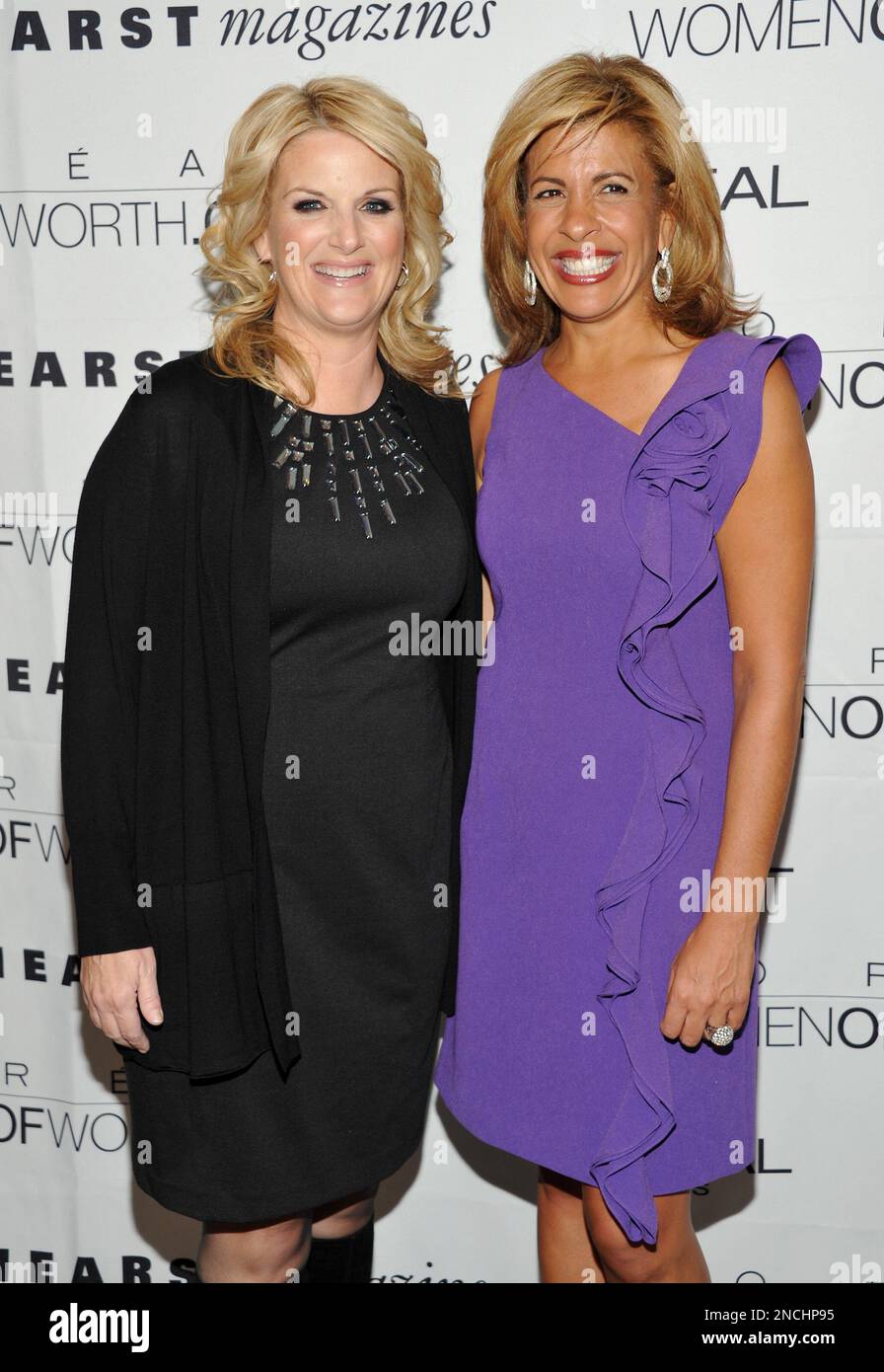 Singer Trisha Yearwood, left, and Today Show co-host Hoda Kotb attend ...