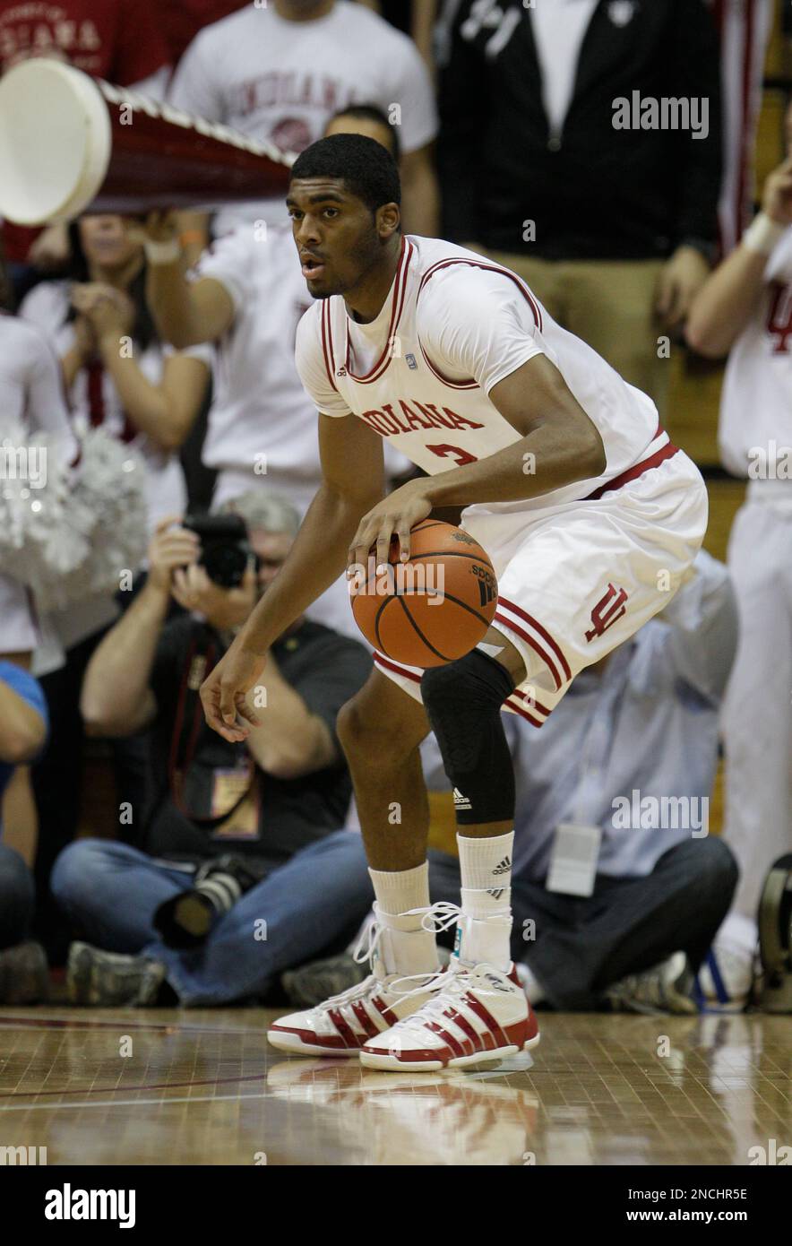 Indiana guard Maurice Creek (3) duringan NCAA college basketball game ...