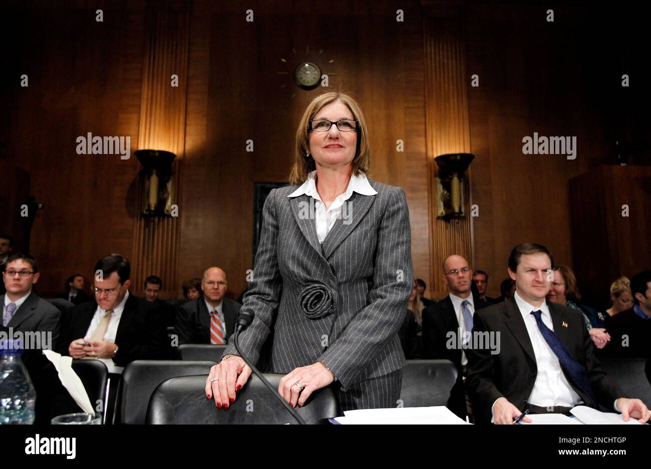 National Credit Union Administration chair Deborah Matz arrives on ...