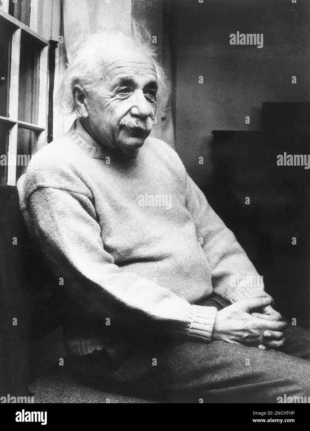 Dr. Albert Einstein as he reached his 75th birthday shows him in his ...
