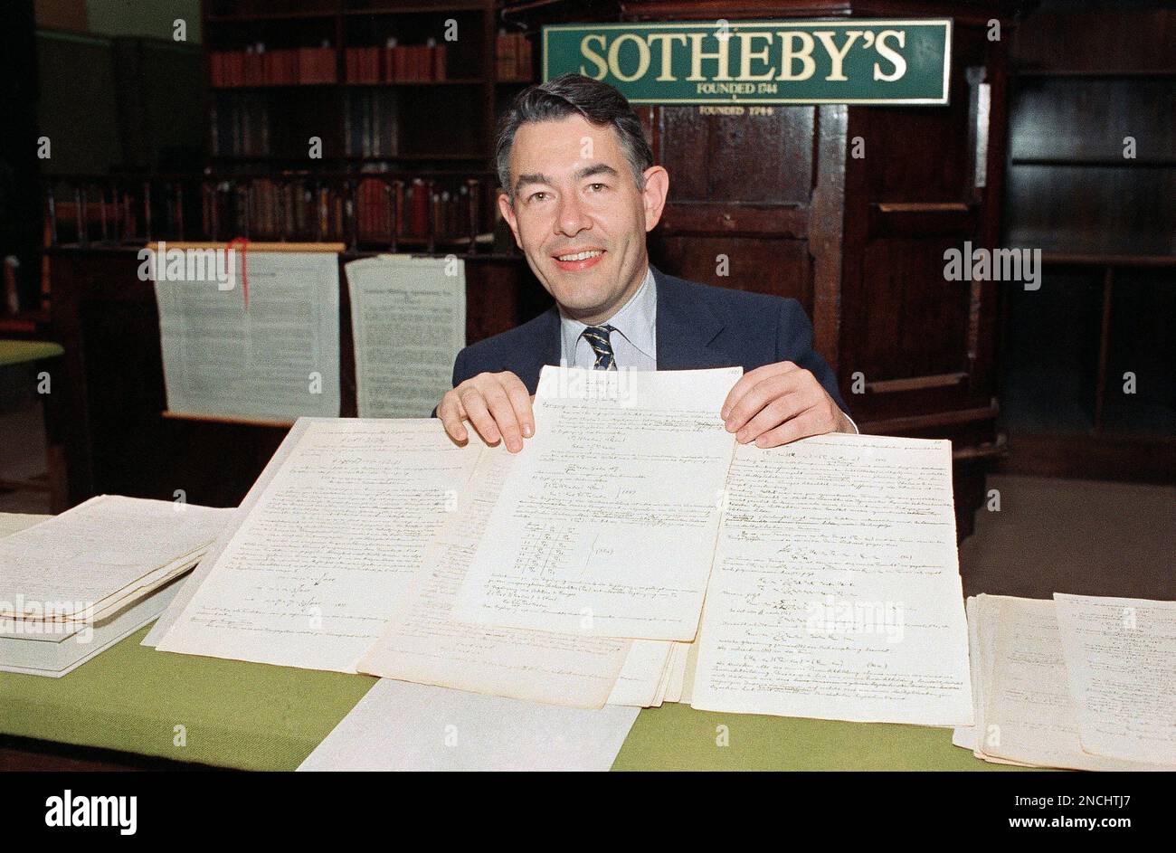 David Redden, expert and head of the book department at Sotheby’s in ...