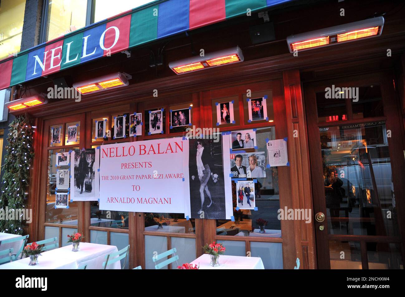 An outside view of Nello Restaurant where the 2010 Grant Paparazzi ...