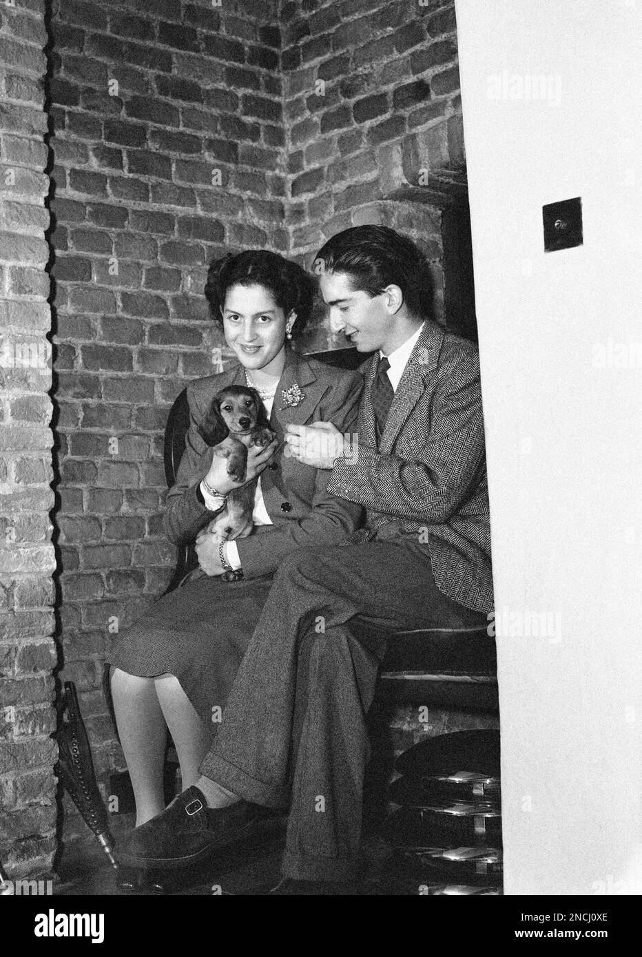 King Peter and Queen Alexandra of Yugoslavia, with their long-haired ...