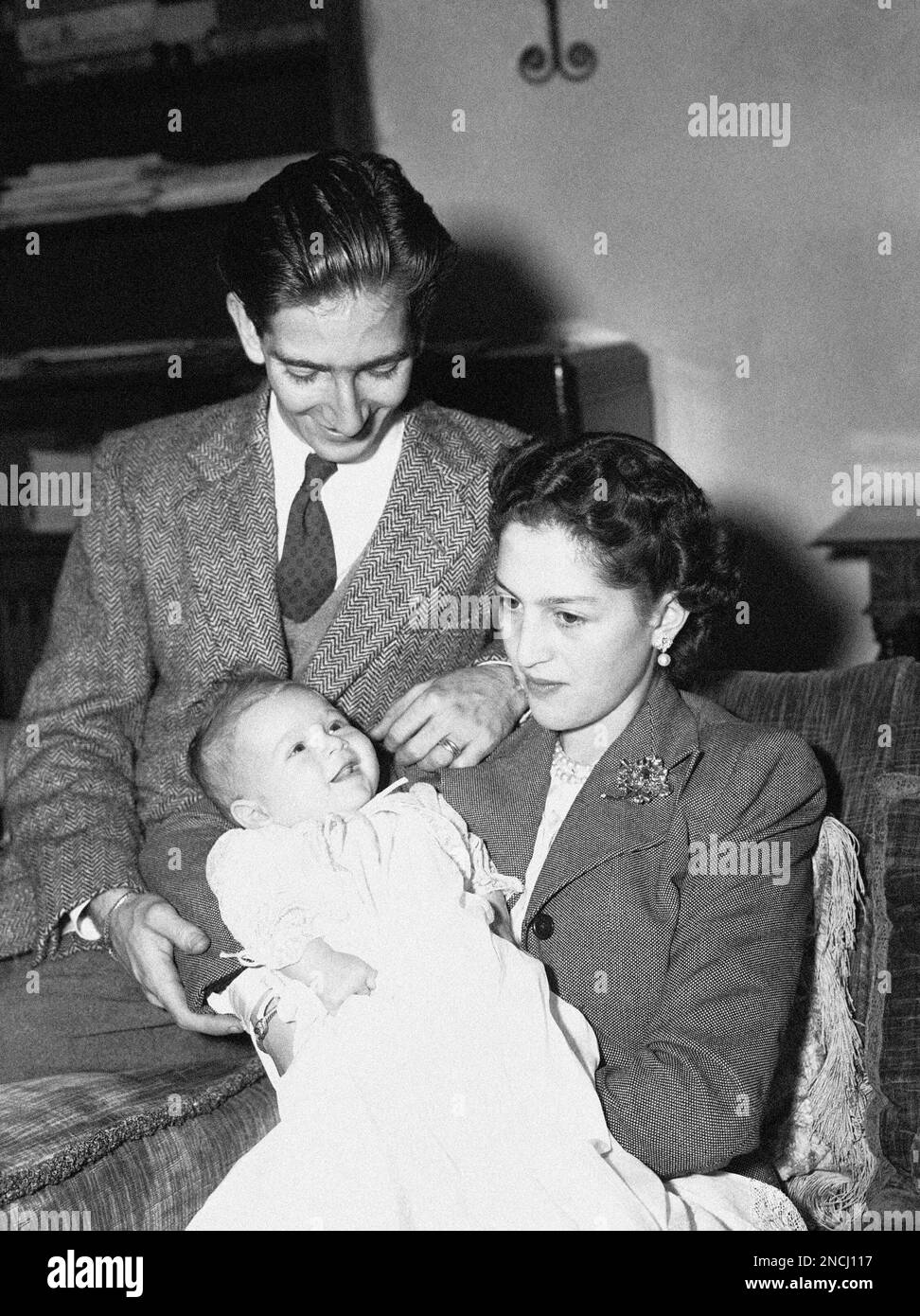 Crown Prince Alexander, three-months-old son of King Peter and Queen ...