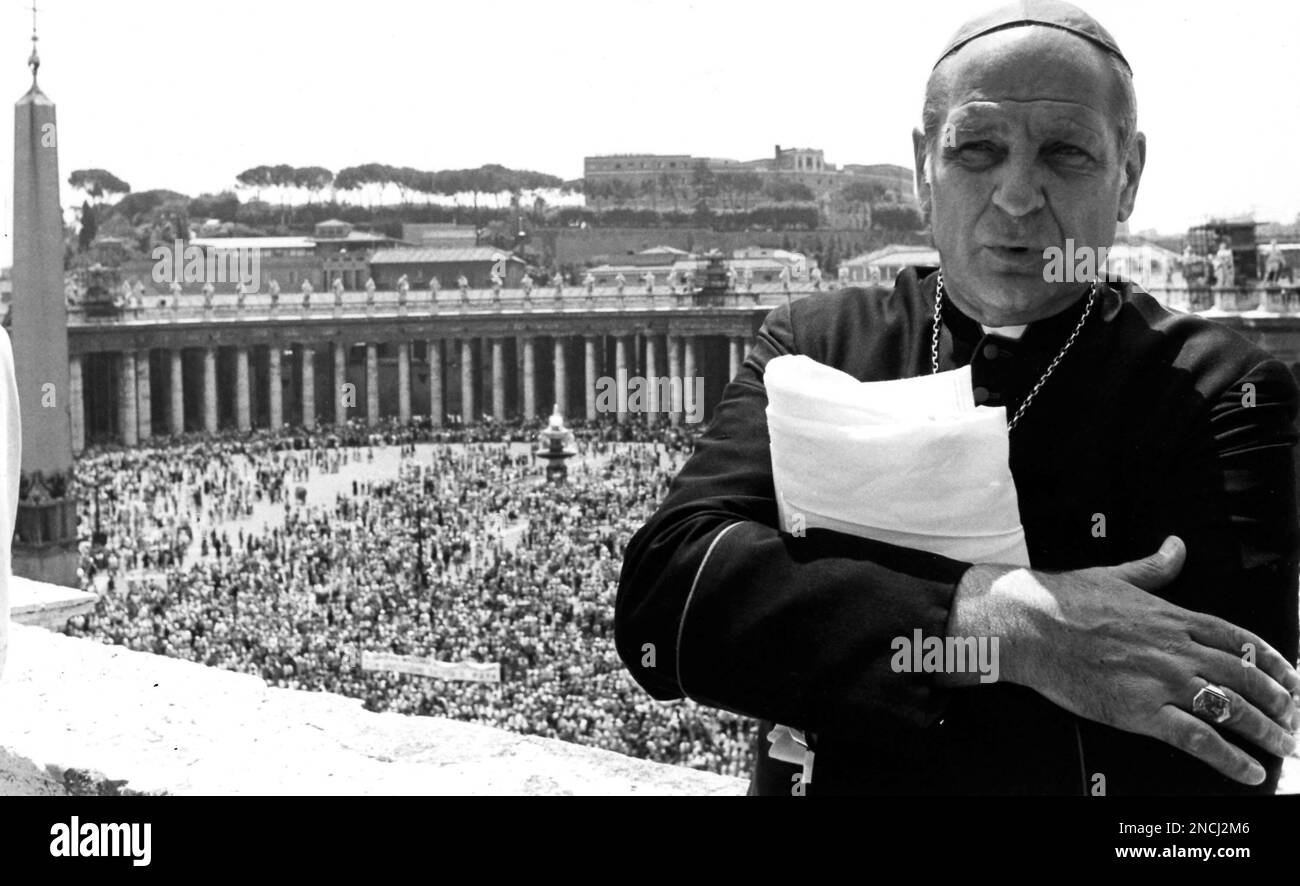 File -- This 1982 file photo shows US Archbishop Paul C. Marcinkus, a ...