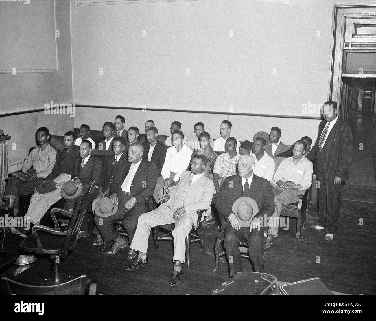 Twenty-four of the 26 black defendants on trial at Columbia, Tenn., in ...