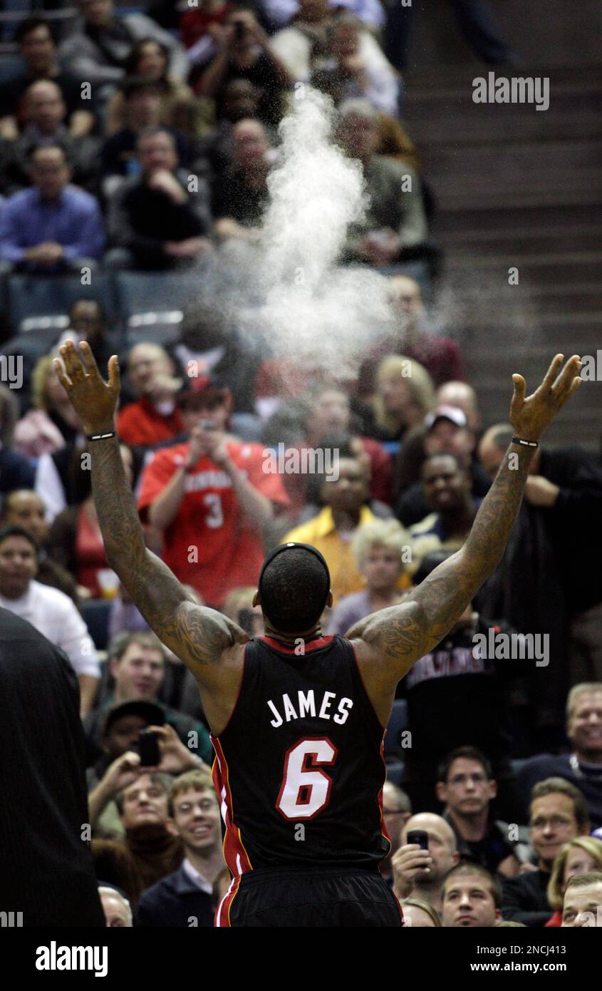 Miami Heat Lebron James Powder