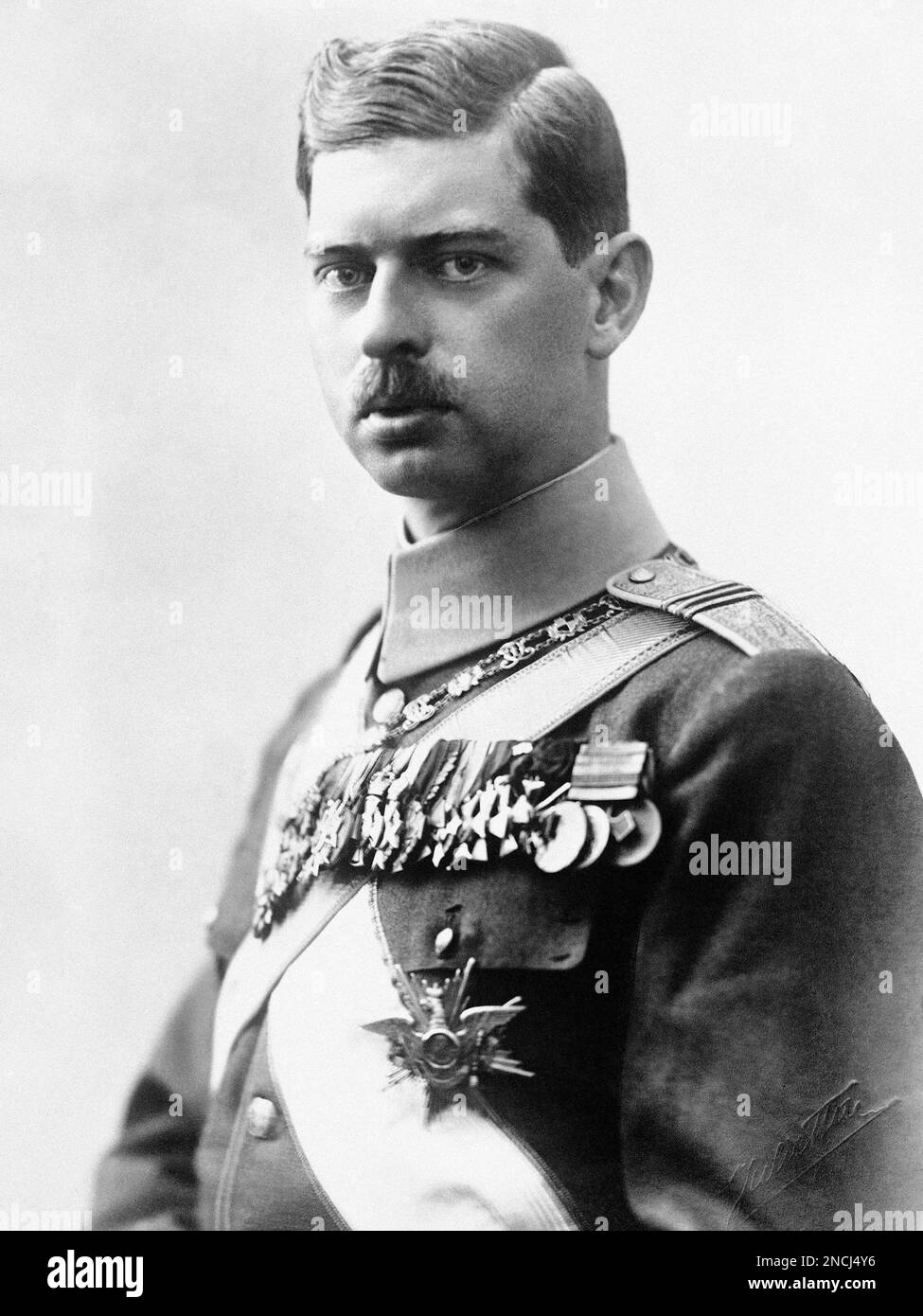King Carol II of Romania shown around June 20, 1930. He is shown ...
