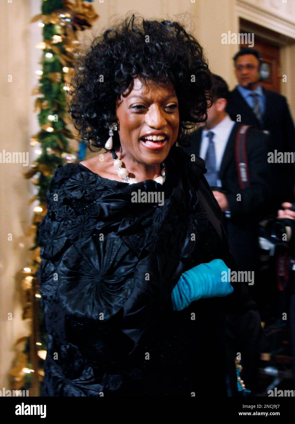 Opera singer Jessye Norman, attends a reception for the recipients of ...