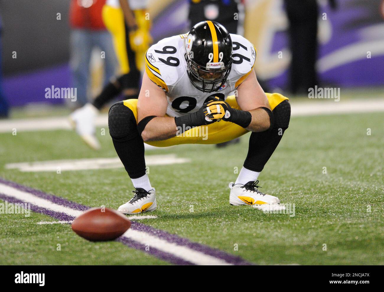 Pittsburgh Steelers defensive end Brett Keisel (99) during the first ...
