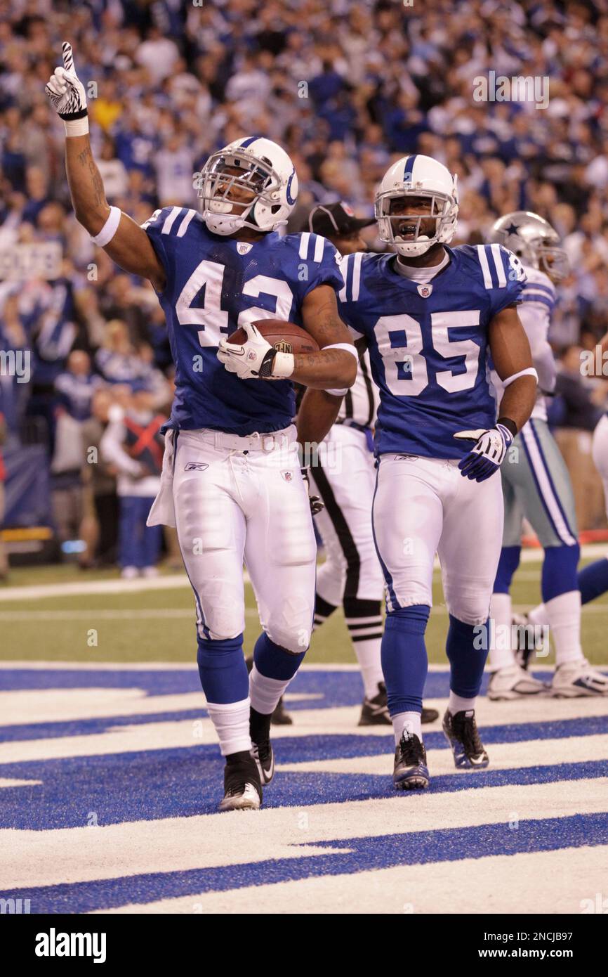 Indianapolis Colts running back Javarris James (42) in action during an ...