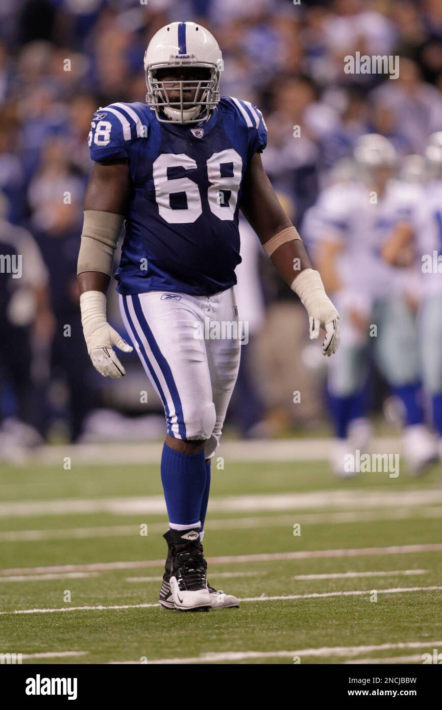 Indianapolis Colts defensive tackle Eric Foster (68) in action during ...