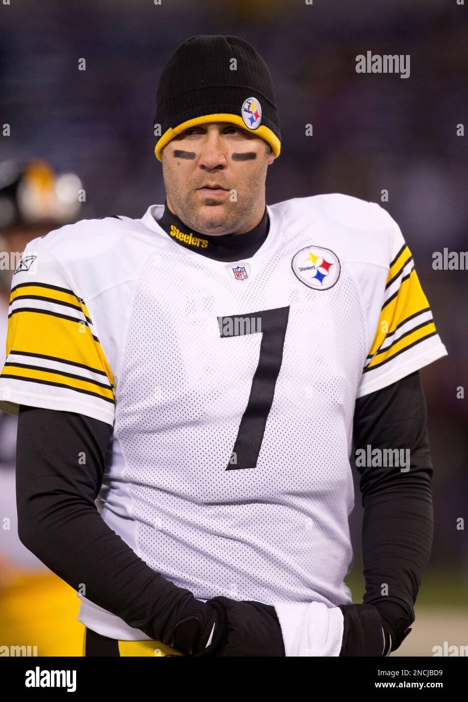 Pittsburgh Steelers quarterback Ben Roethlisberger before the start of ...